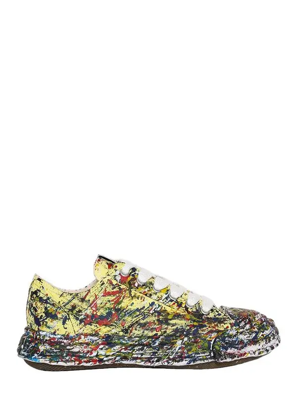 Mihara Yasuhiro Peterson 23 Og Sole Sputtering Low-top Sneakers - Yellow