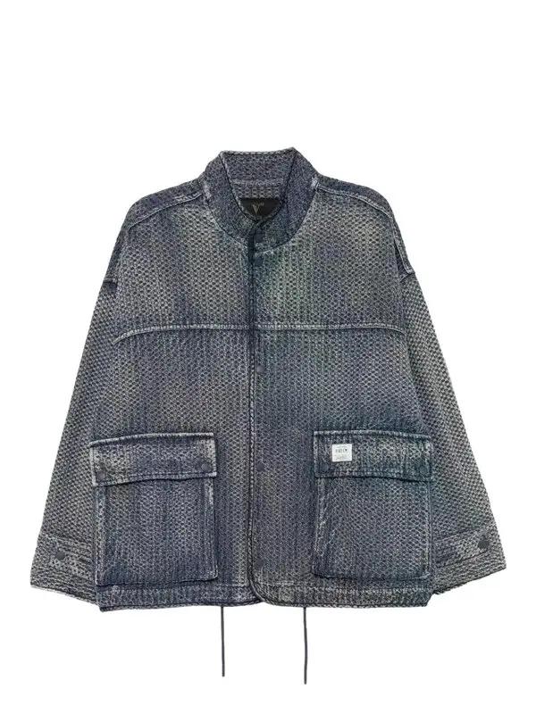 FIVE CM Quilted Denim Jacket - Blue