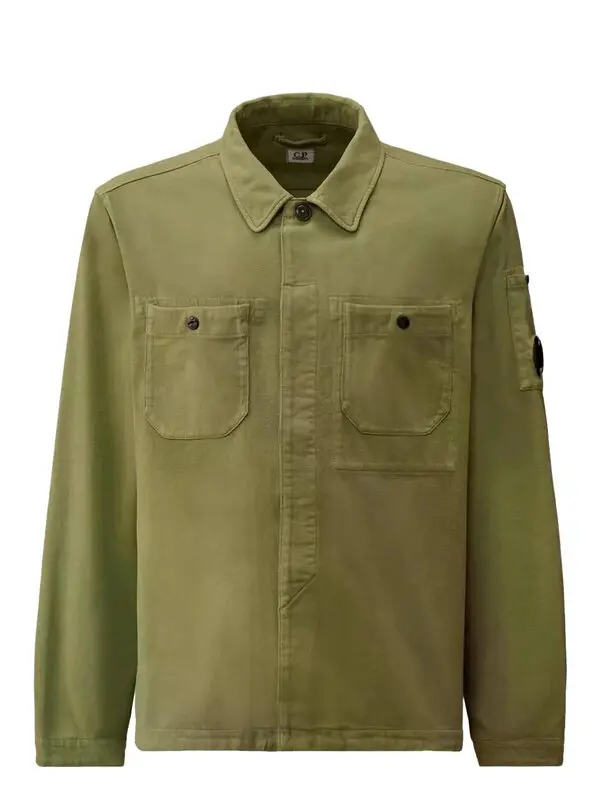 C.P. COMPANY Patch-pocket Shirt Jacket - Green