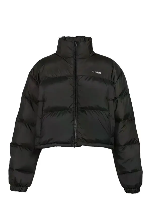 Vetements Quilted Puffer Jacket - Black