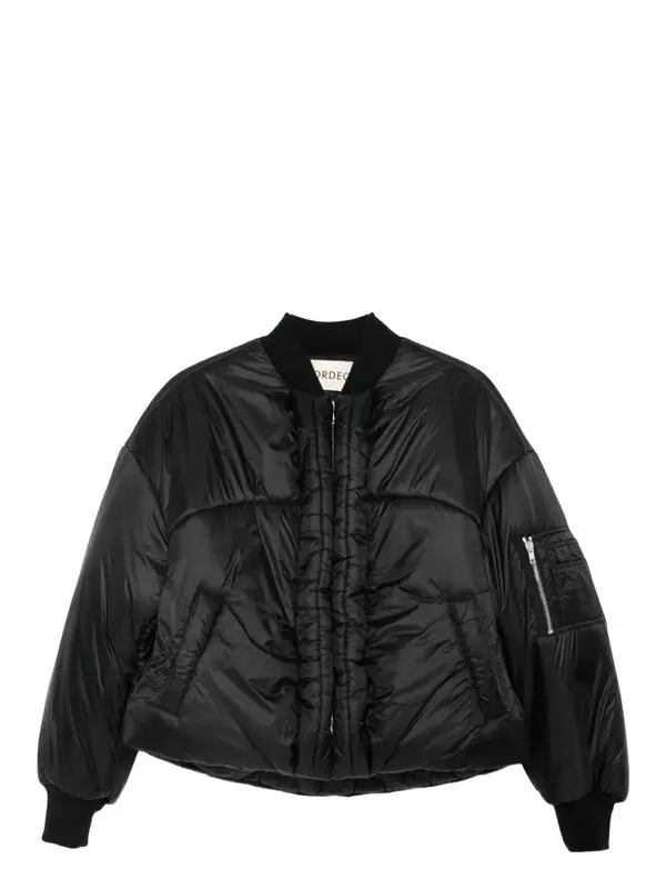 MORDECAI Zip-front Puffer Jacket - Black