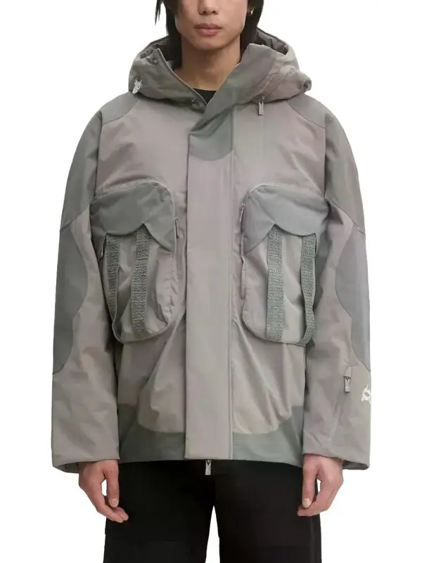 A. A. SPECTRUM Dadao Hooded Padded Jacket - Grey