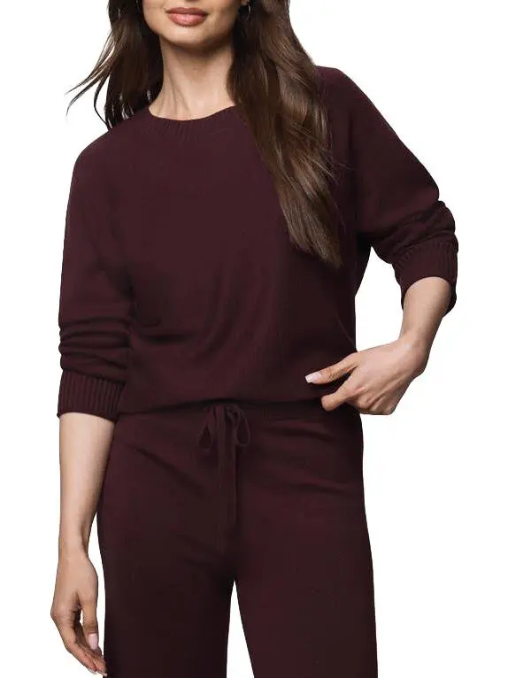Splendid Georgie Pullover - Dark Plum Purple