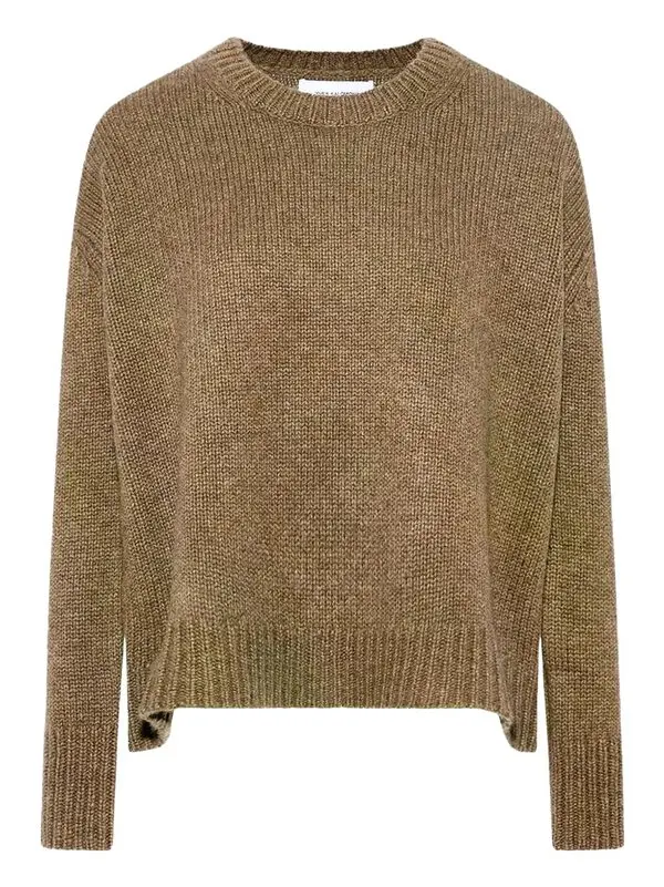 YVES SALOMON Cashmere Crew-neck Sweater - Green