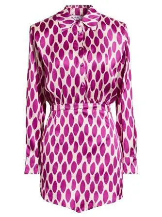 JIJIL Mini Shirt Dress - Purple
