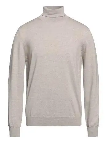 GRAN SASSO Turtleneck Virgin Wool Sweater - Beige