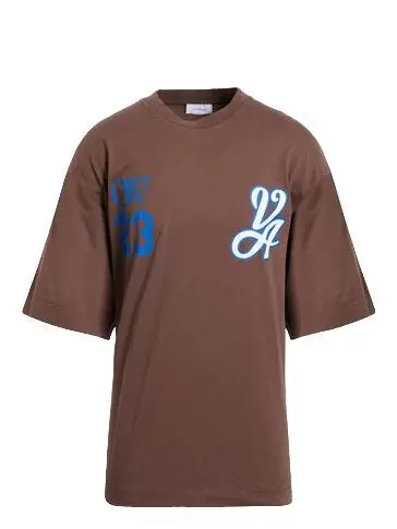 OFF-WHITE™ Off-white T-shirt Chocolate Size Cotton, Elastane - Brown