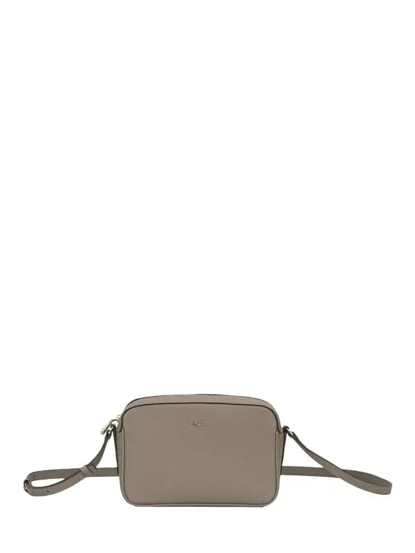 Hugo Lenah Leather Crossbody Bag - Open Brown