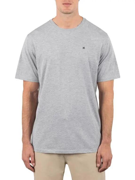 Hurley Icon Logo T-shirt - Dark Grey Heather