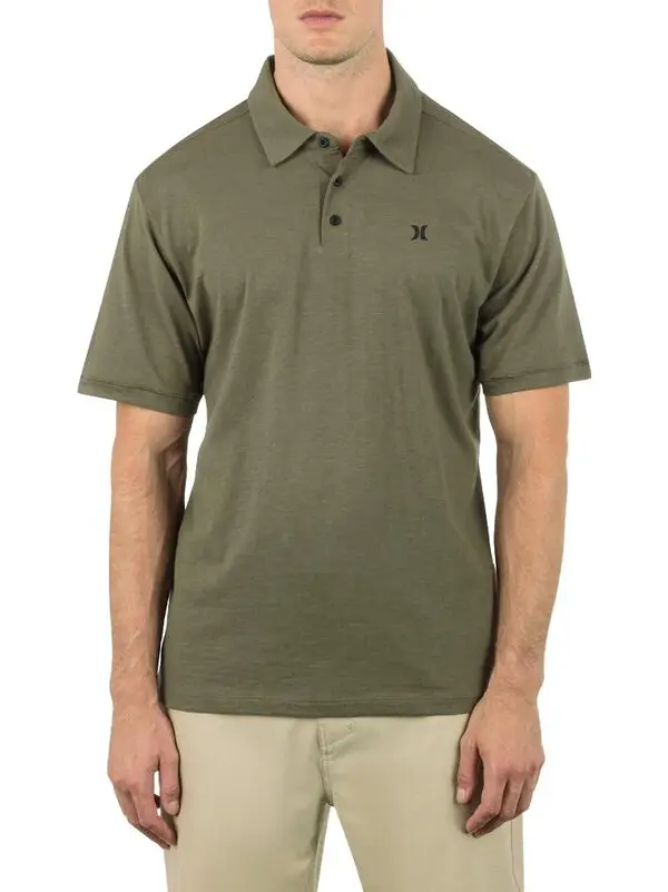 Hurley Icon Slub Polo - Olive