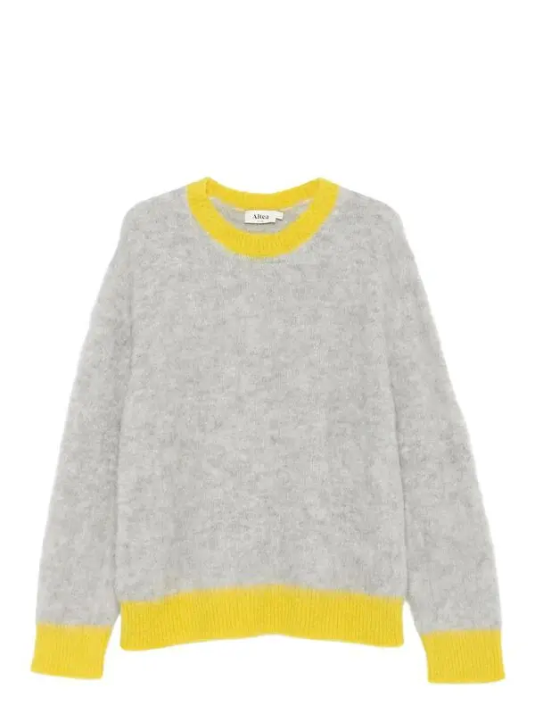 Altea Brushed Texture Sweater - Grey