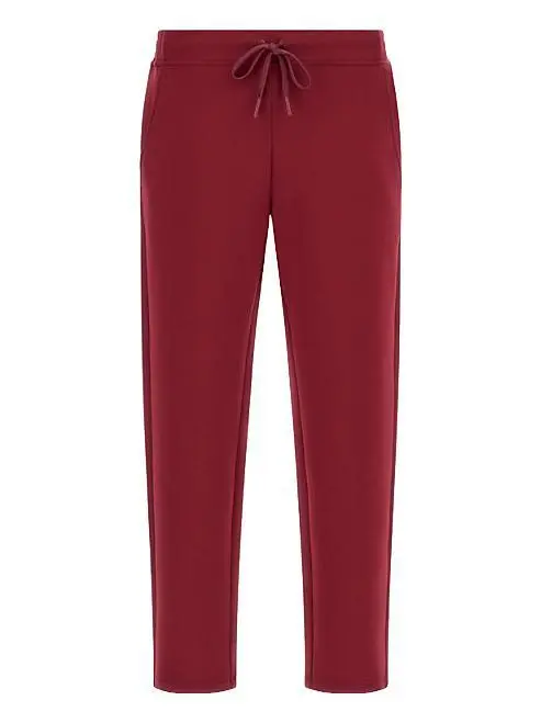 Boggi Milano Stretch Cotton-blend Trousers - Burgundy