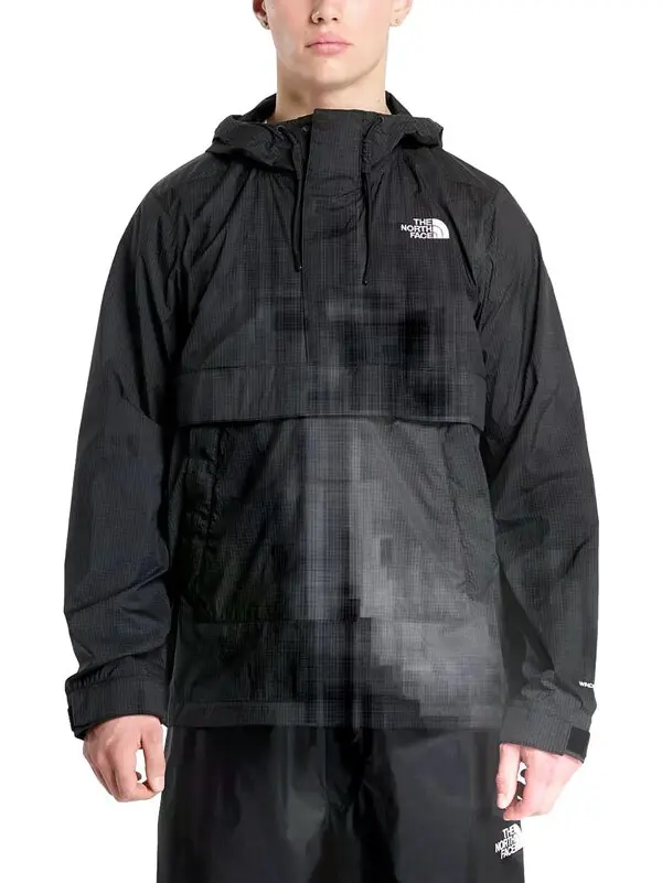 The North Face Hooded Windbreaker Jacket - Black