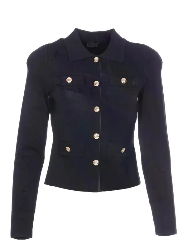 Liu Jo Buttoned Jacket - Black