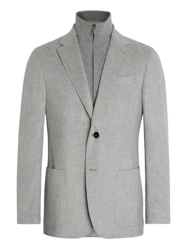 Zegna Oasi Cashmere Blazer - Grey