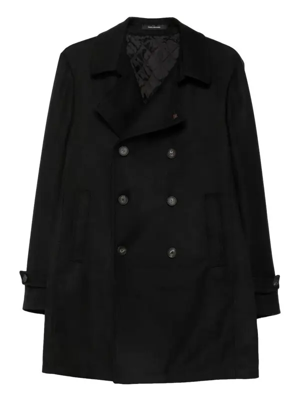 Tagliatore Double-breasted Coat - Black