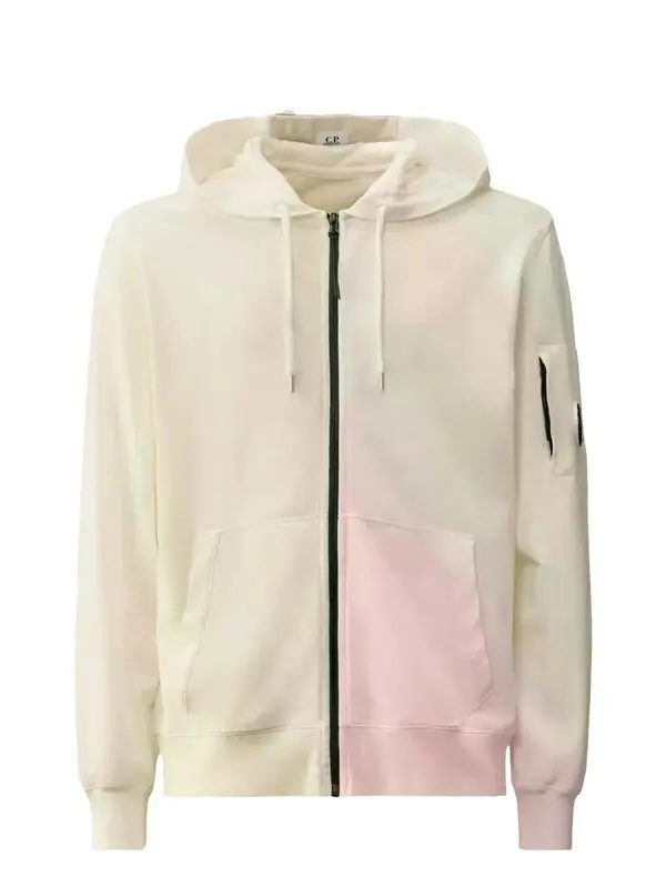 C.P. COMPANY Zip-up Hoodie - White