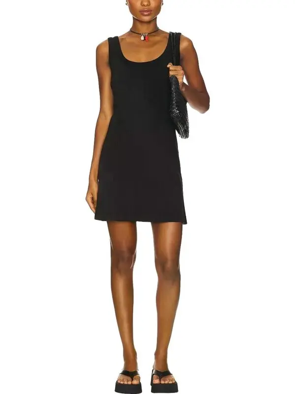 Citizens Of Humanity Faye Ribbed Tank Dress - Black