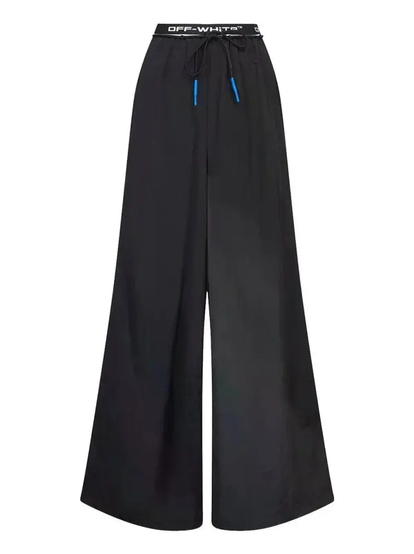 Off-White Logo-band Trousers - Black