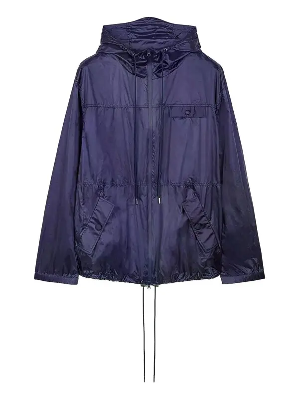 Ports 1961 Hooded Drawstring Jacket - Blue
