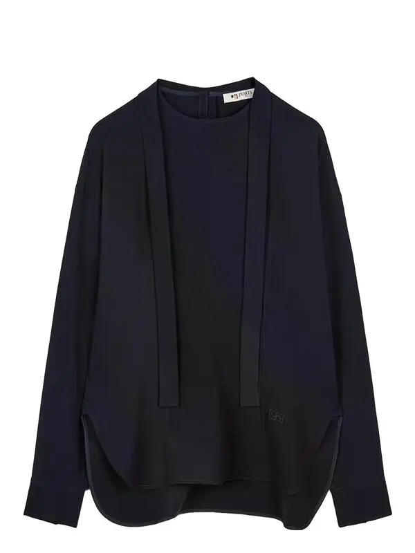 Ports 1961 Tie-neck Blouse - Blue