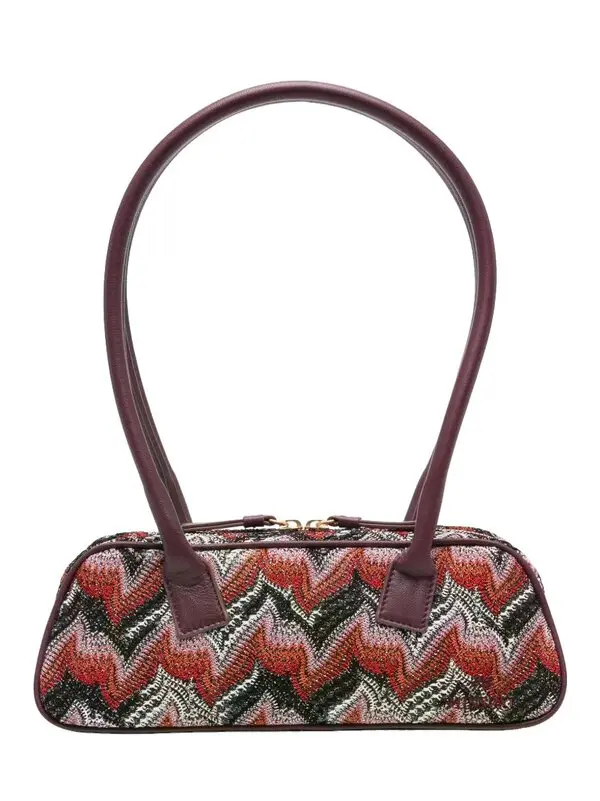 Missoni Zigzag-patterned Shoulder Bag - Purple