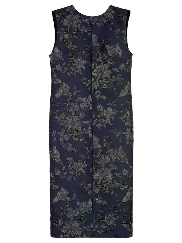 Ports 1961 Floral-print Sleeveless Midi Dress - Blue
