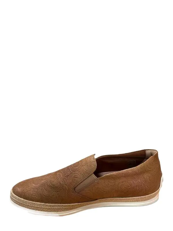 TOD'S Patterned Loafers - Brown