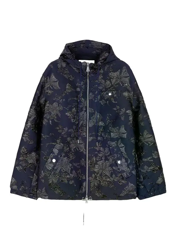 Ports 1961 Floral-jacquard Jacket - Blue