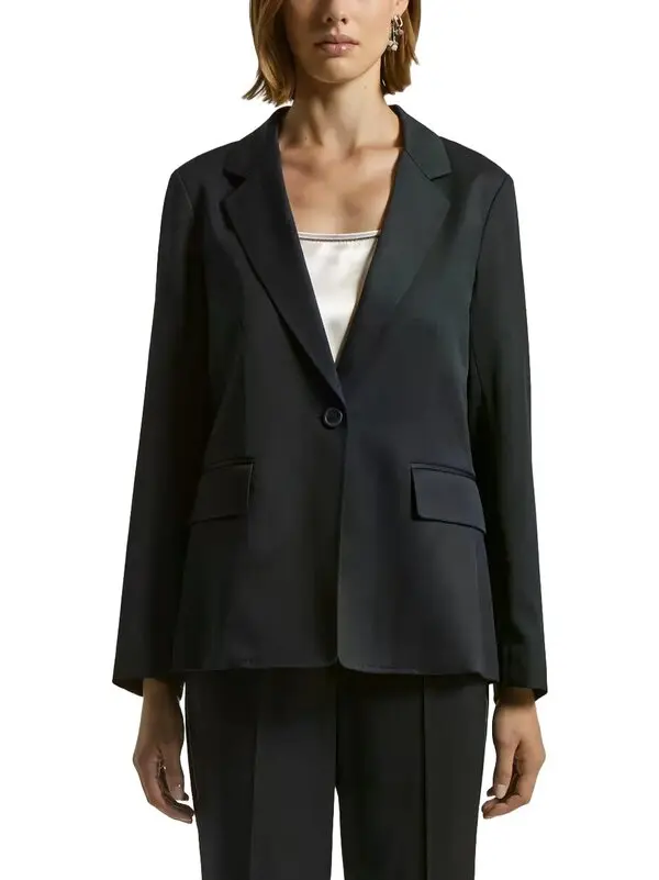Peserico Single-button Blazer - Blue