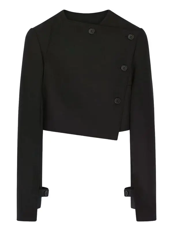 COURREGES Buttoned Jacket - Black