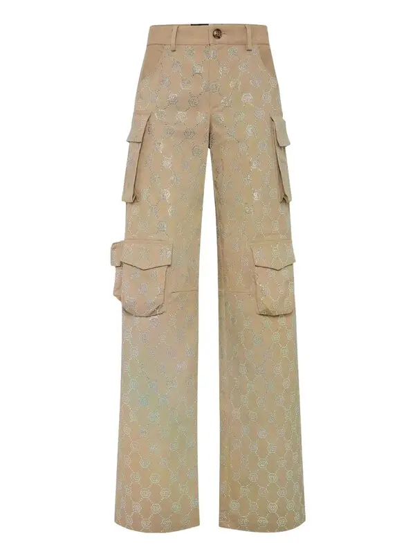 Philipp Plein Cargo-pocket Trousers - Neutrals