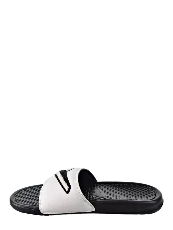 Nike Benassi Jdi Chenille Slides - White