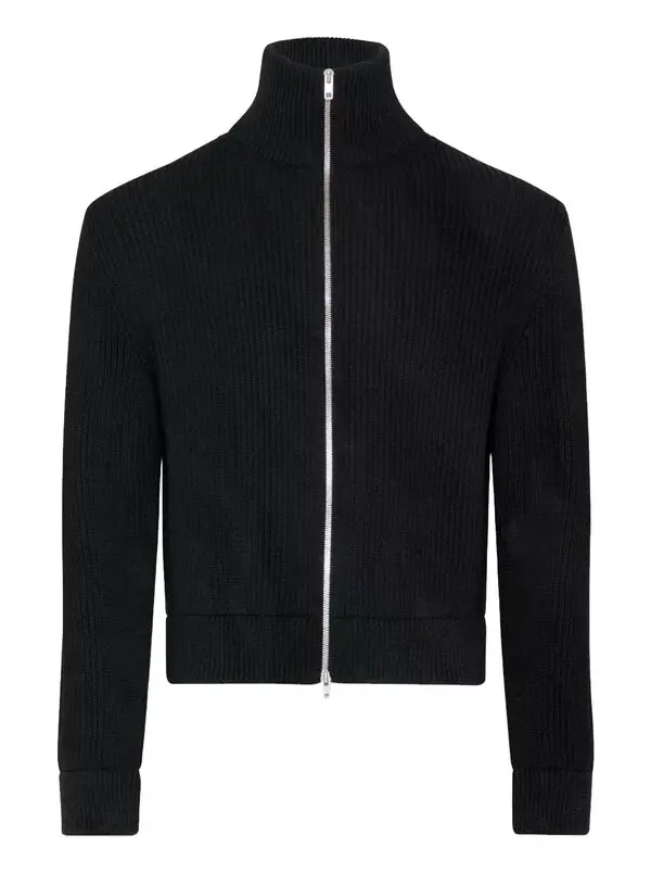 MAISON MARGIELA Virgin Wool Cardigan - Black