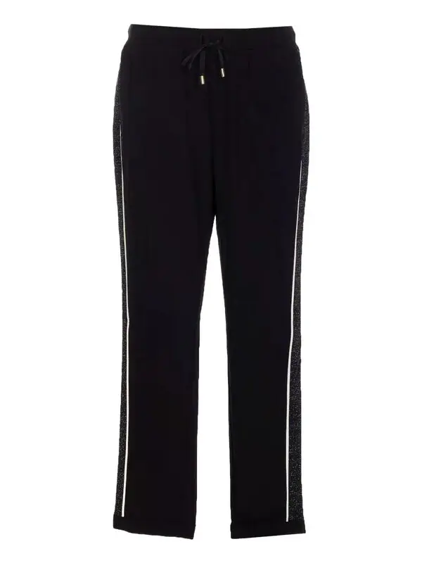 Liu Jo Metallic-paneled Track Pants - Black