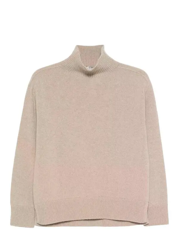 Max Mara High-neck Cashmere Sweater - Neutrals