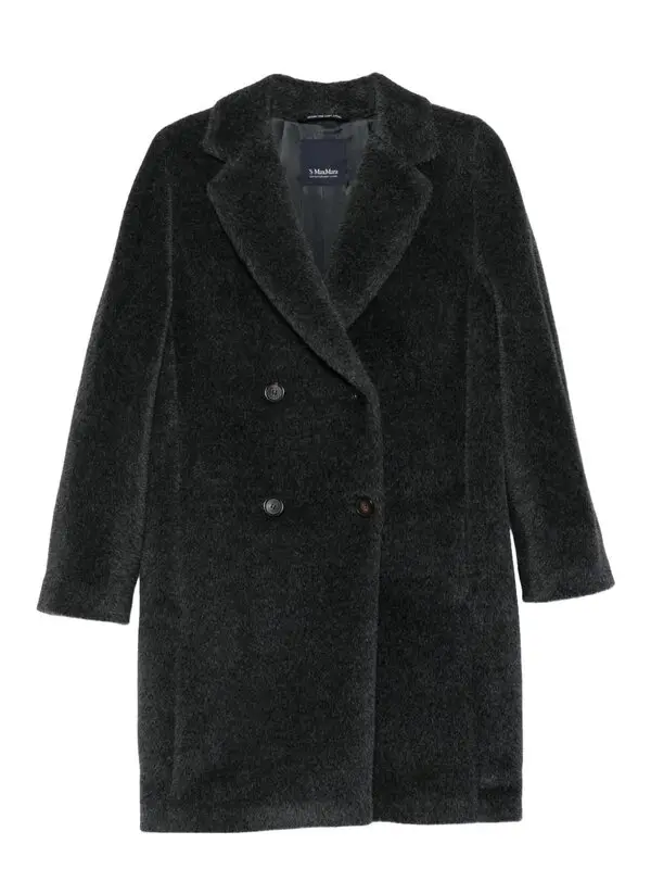 Max Mara Double-breasted Coat - Blue