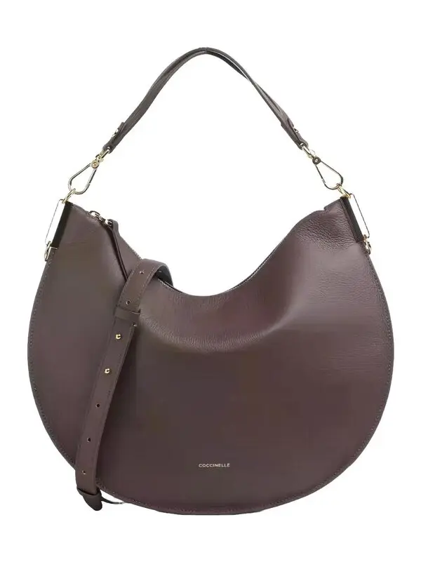 COCCINELLE Large Sunup Leather Shoulder Bag - Brown