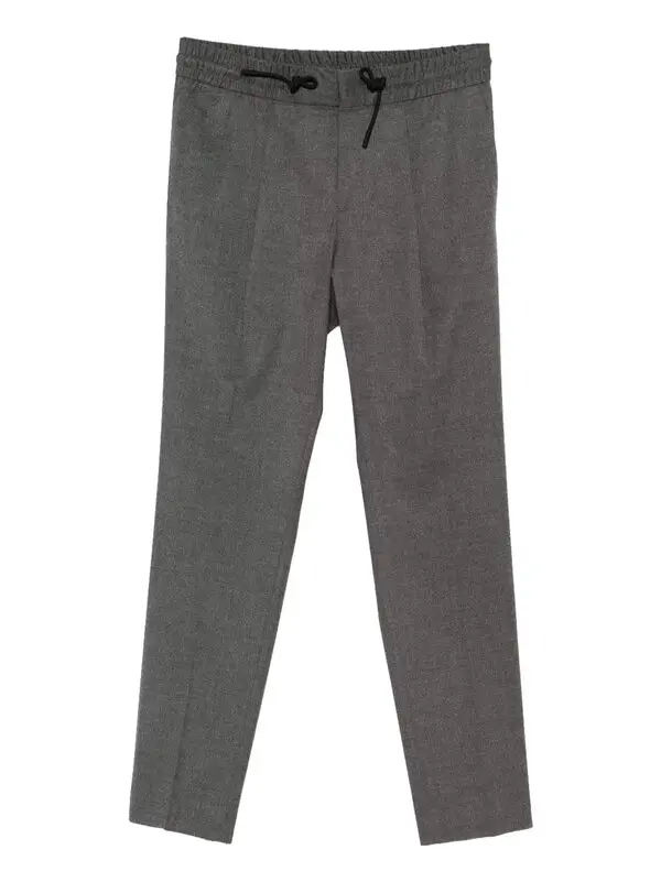 Hugo Boss Drawstring Waist Trousers - Grey