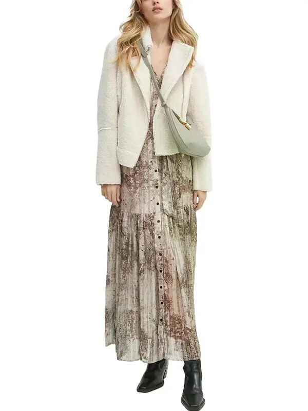 Guess Snakeskin-print Maxi Dress - Neutrals