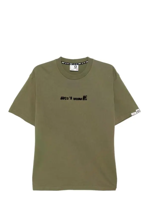 AAPE BY *A BATHING APE® Short Sleeves T-shirt - Green