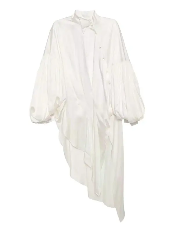 Gaze De Lin Asymmetric Shirt - White