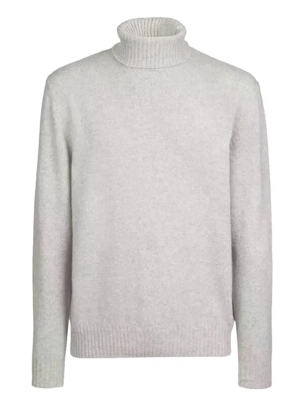 Sease Roll-neck Cashmere Sweater - Grey