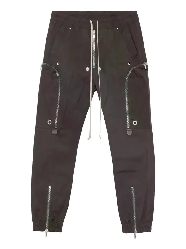 Rick Owens Zip-detail Cargo Trousers - Grey