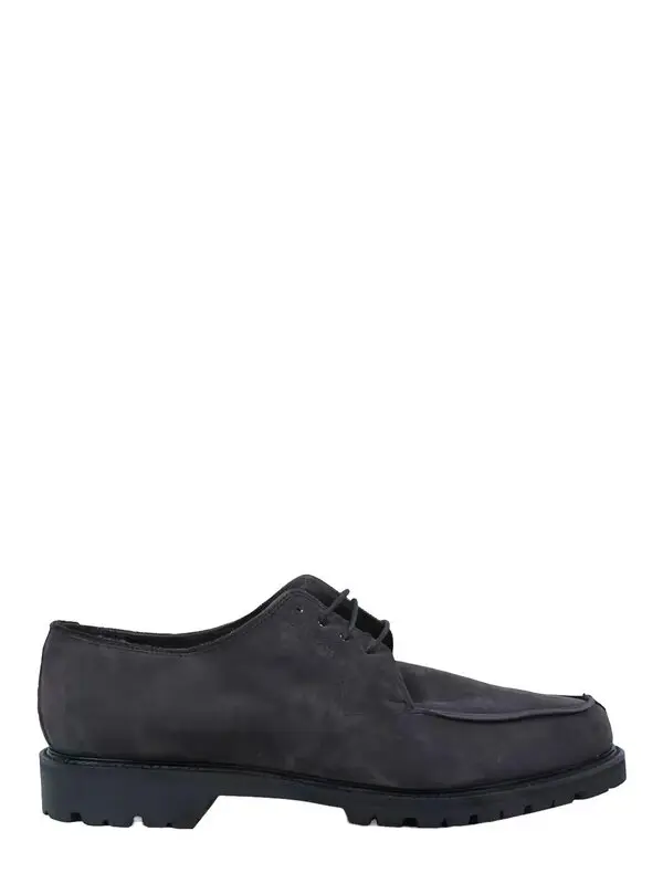 RIER Lace-up Suede Derby Shoes - Black