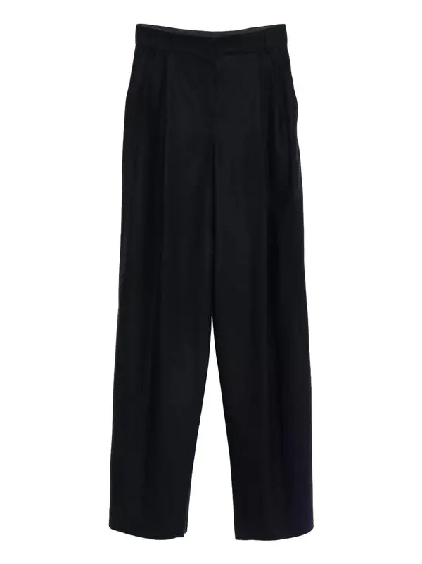 Emporio Armani Pleated Trousers - Black
