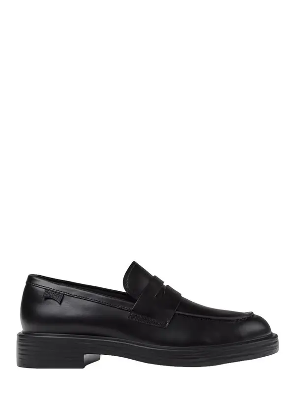 Camper Dean Loafer Moccasins - Black
