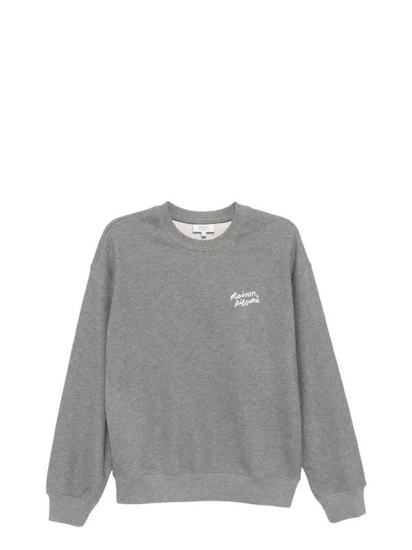 Maison Kitsuné Handwriting Sweatshirt - Grey