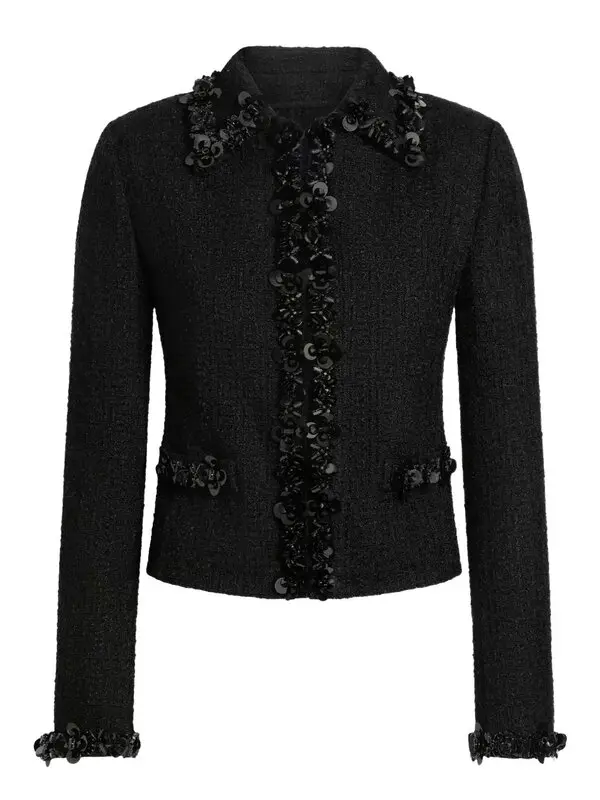 Dolce & Gabbana Sequin-embellished Jacket - Black