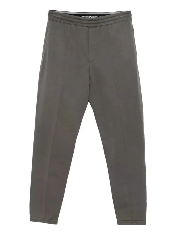 Emporio Armani Cuffed Trousers - Grey